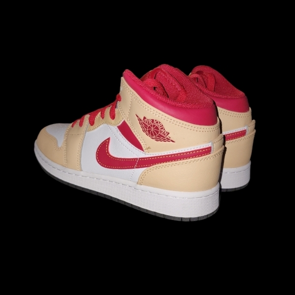 Jordan | Shoes | Jordan Mid Light Curry Cardinal Gs | Poshmark